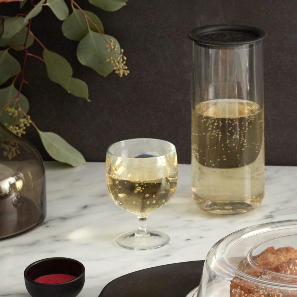 Short Stem Wine Glasses | Plastic | Pack of 2 - summerblue.co.uk